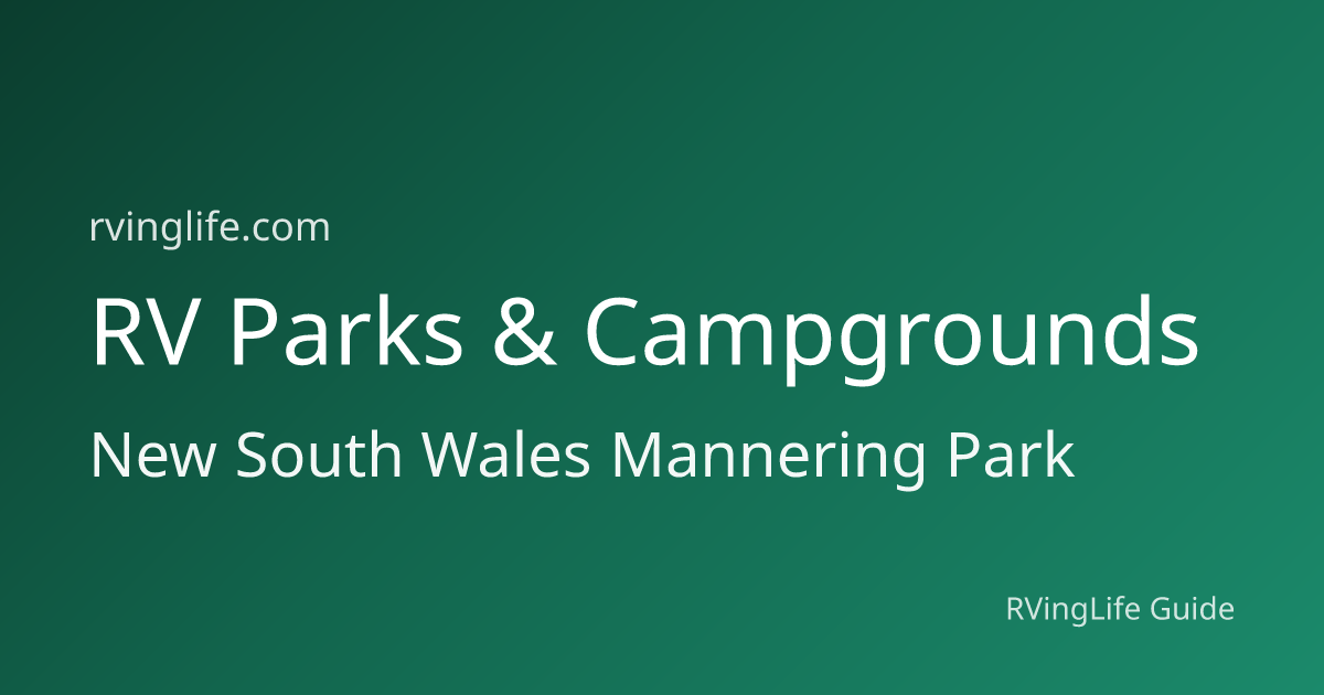 Caravan Parks In Mannering Park | RVingLife